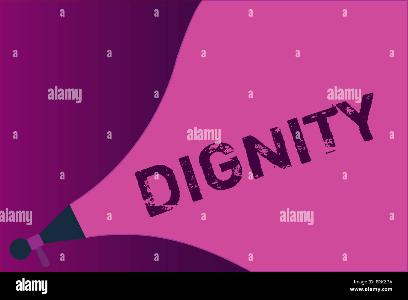 Conceptual hand writing showing Dignity. Business photo showcasing ...