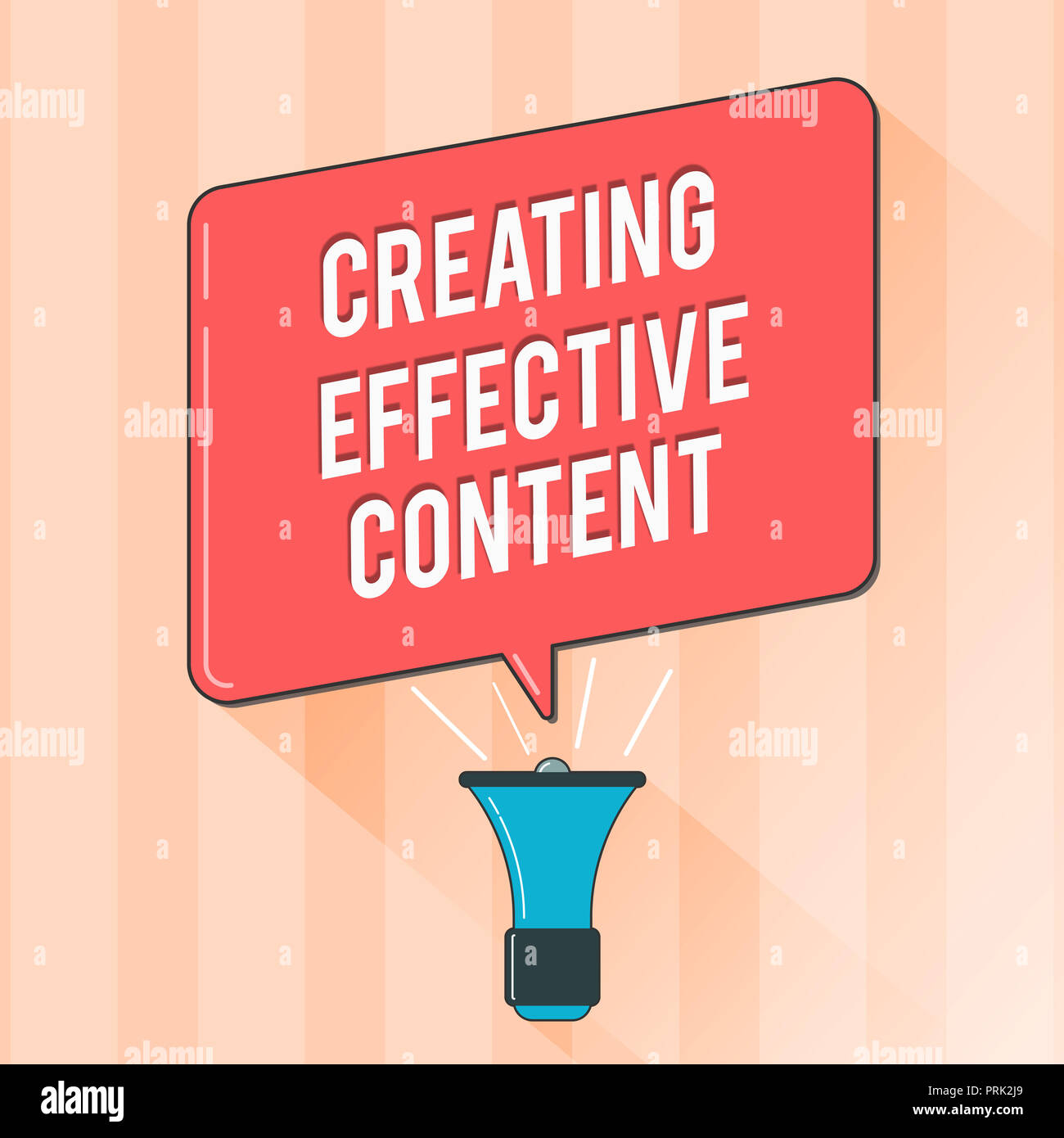 Text sign showing Creating Effective Content. Conceptual photo Valuable ...