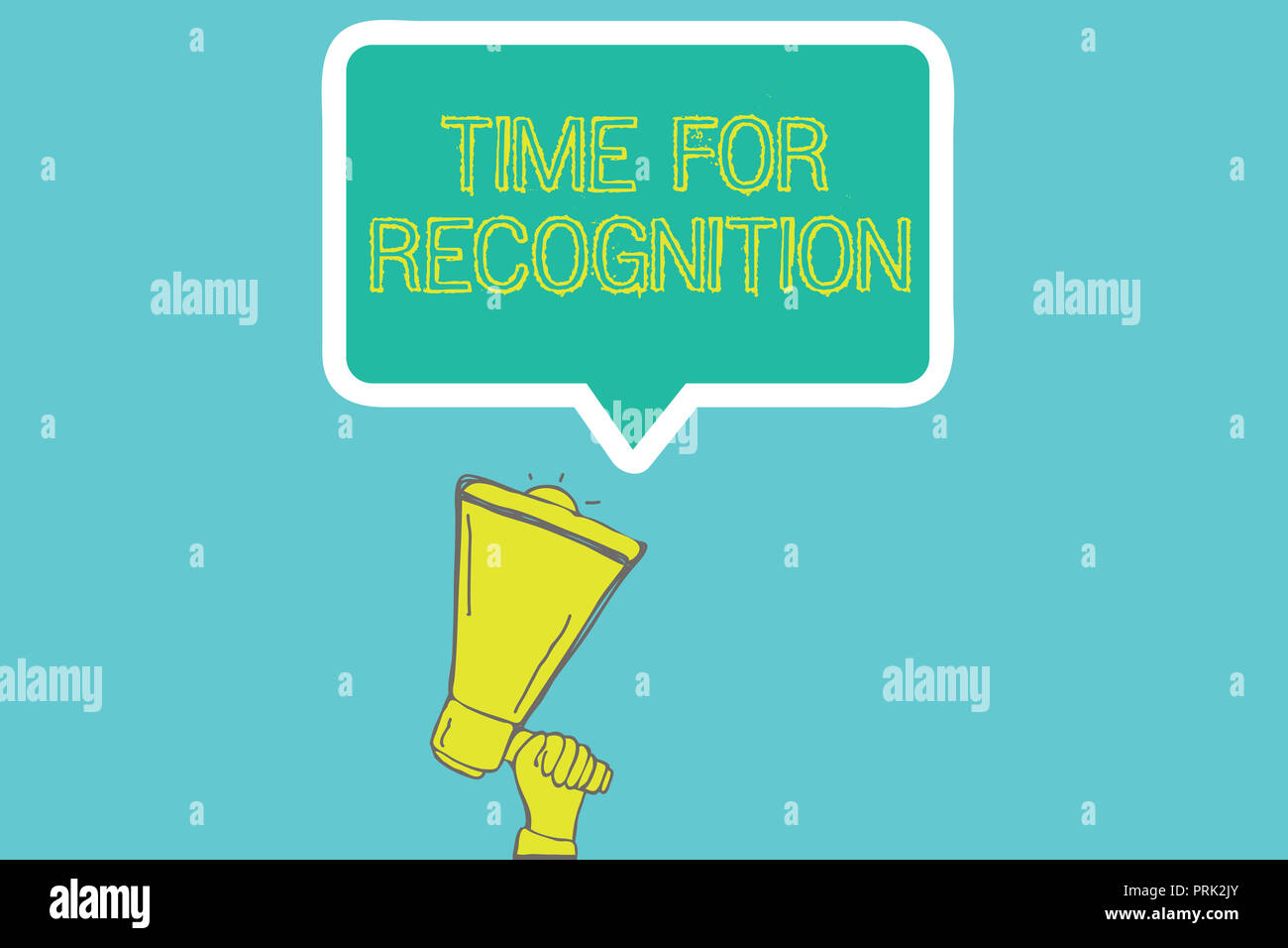 Word writing text Time For Recognition. Business concept for Acknowledgement Interval between ...