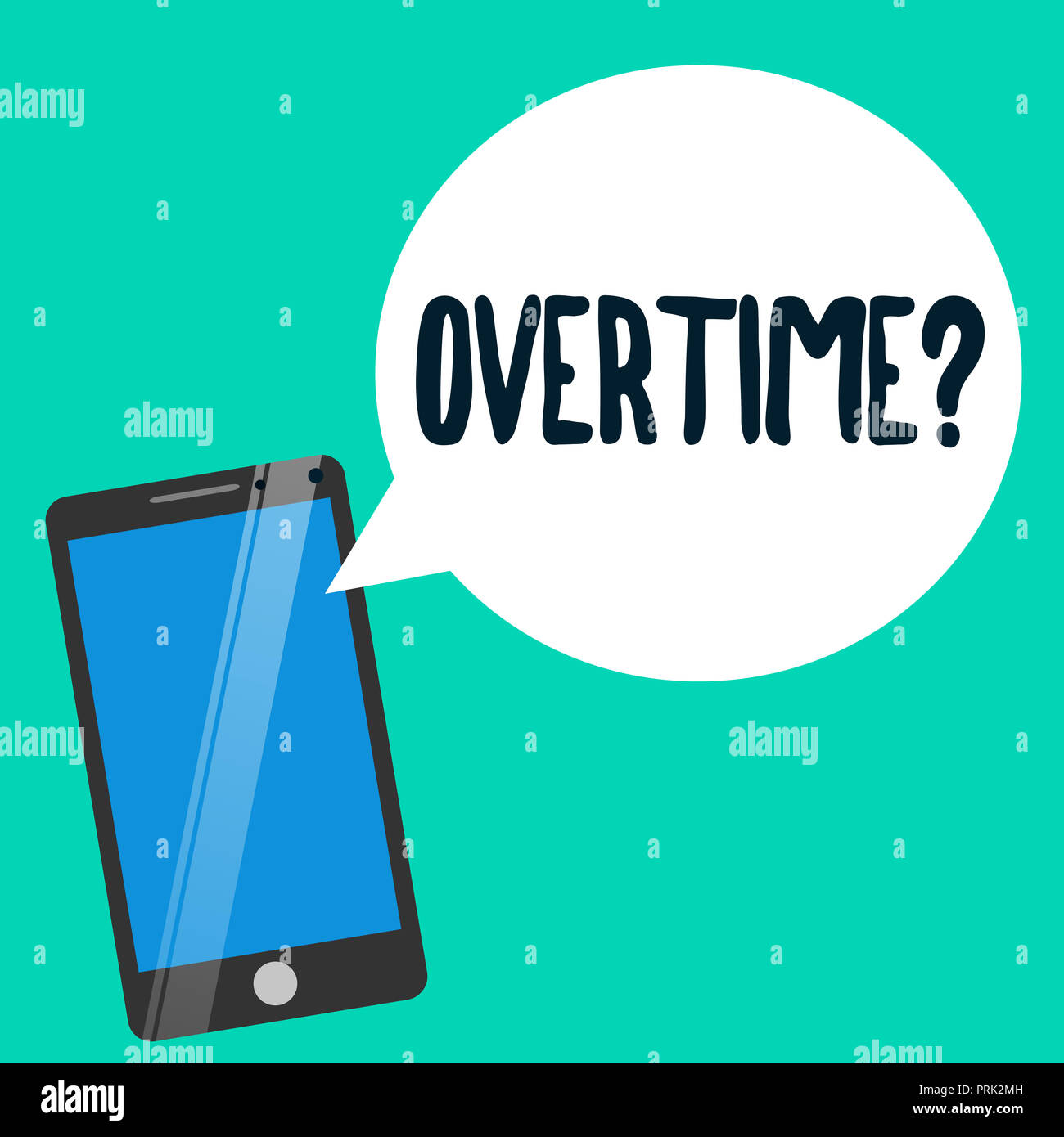 Word writing text Overtime question. Business concept for Time worked ...