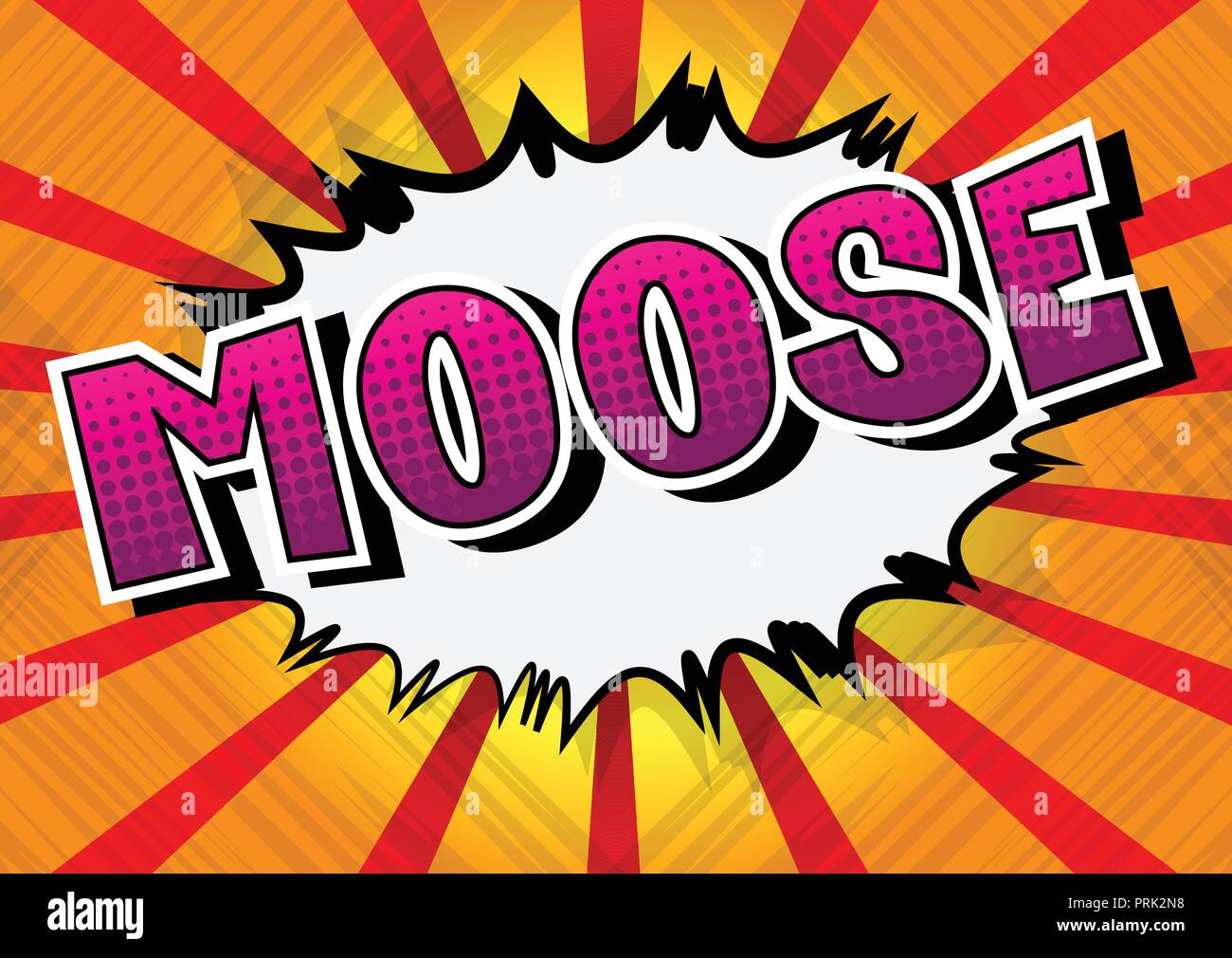 Bull moose cartoon Stock Vector Images - Alamy