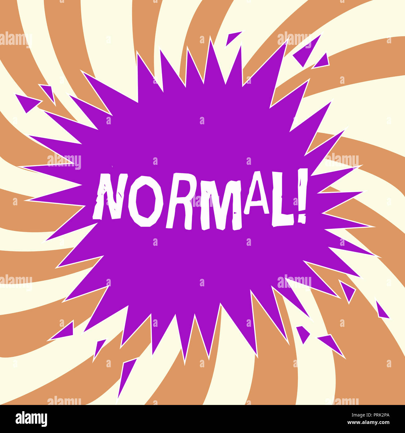 Handwriting text Normal. Concept meaning Conforming to a standard usual ...