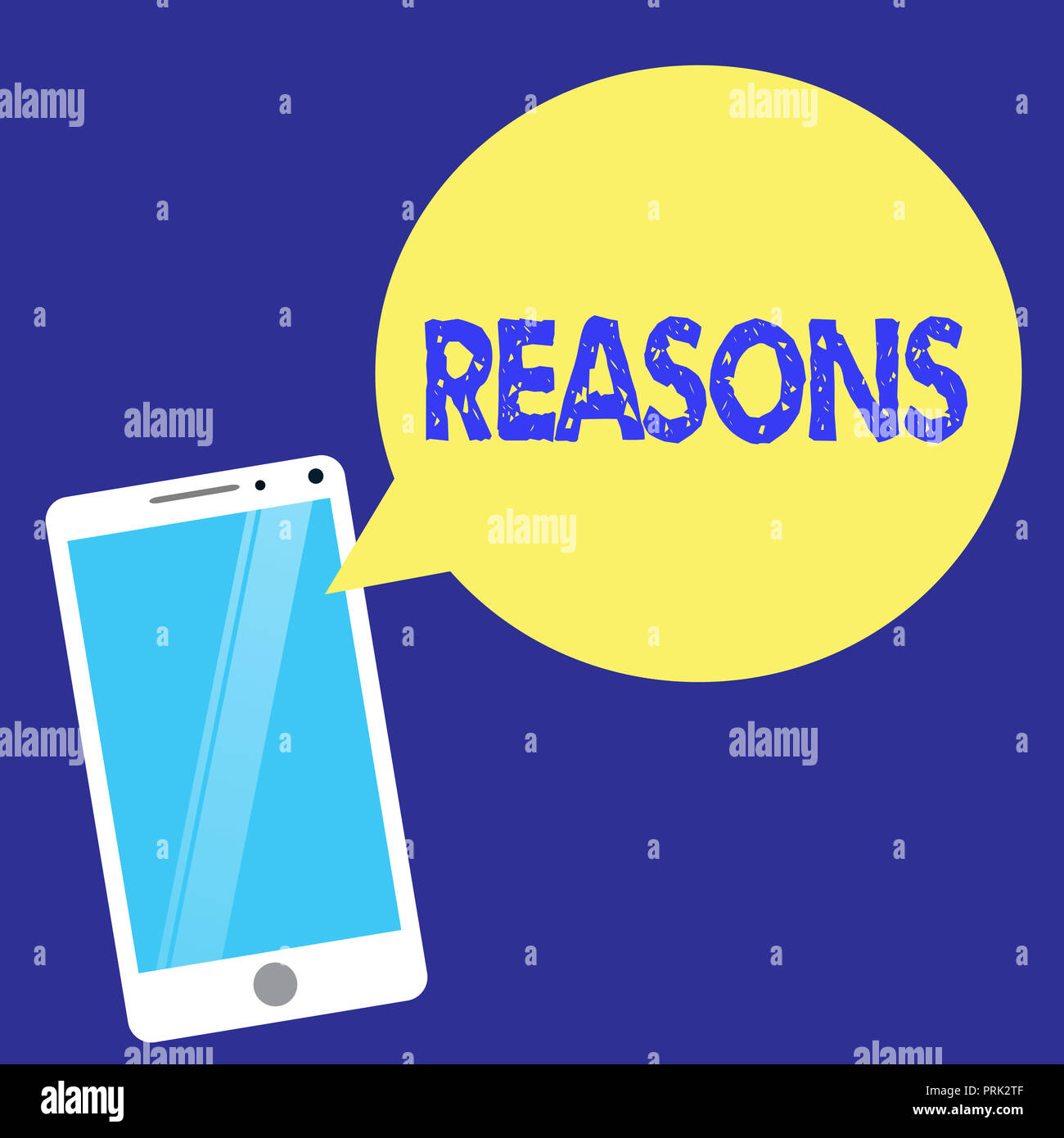 Text sign showing Reasons. Conceptual photo Causes Explanations ...