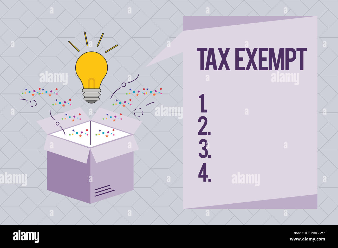 Text sign showing Tax Exempt. Conceptual photo Income or transactions ...