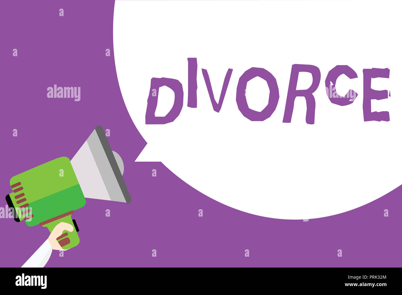 Word Writing Text Divorce Business Concept For Legal Dissolution Of