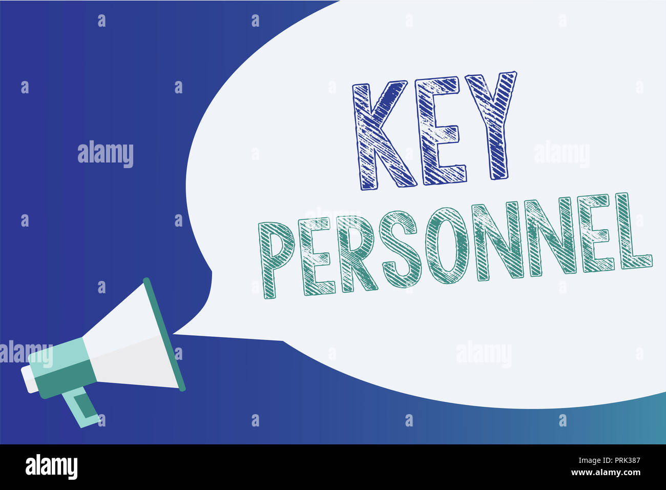 Text sign showing Key Personnel. Conceptual photo Program Directors ...