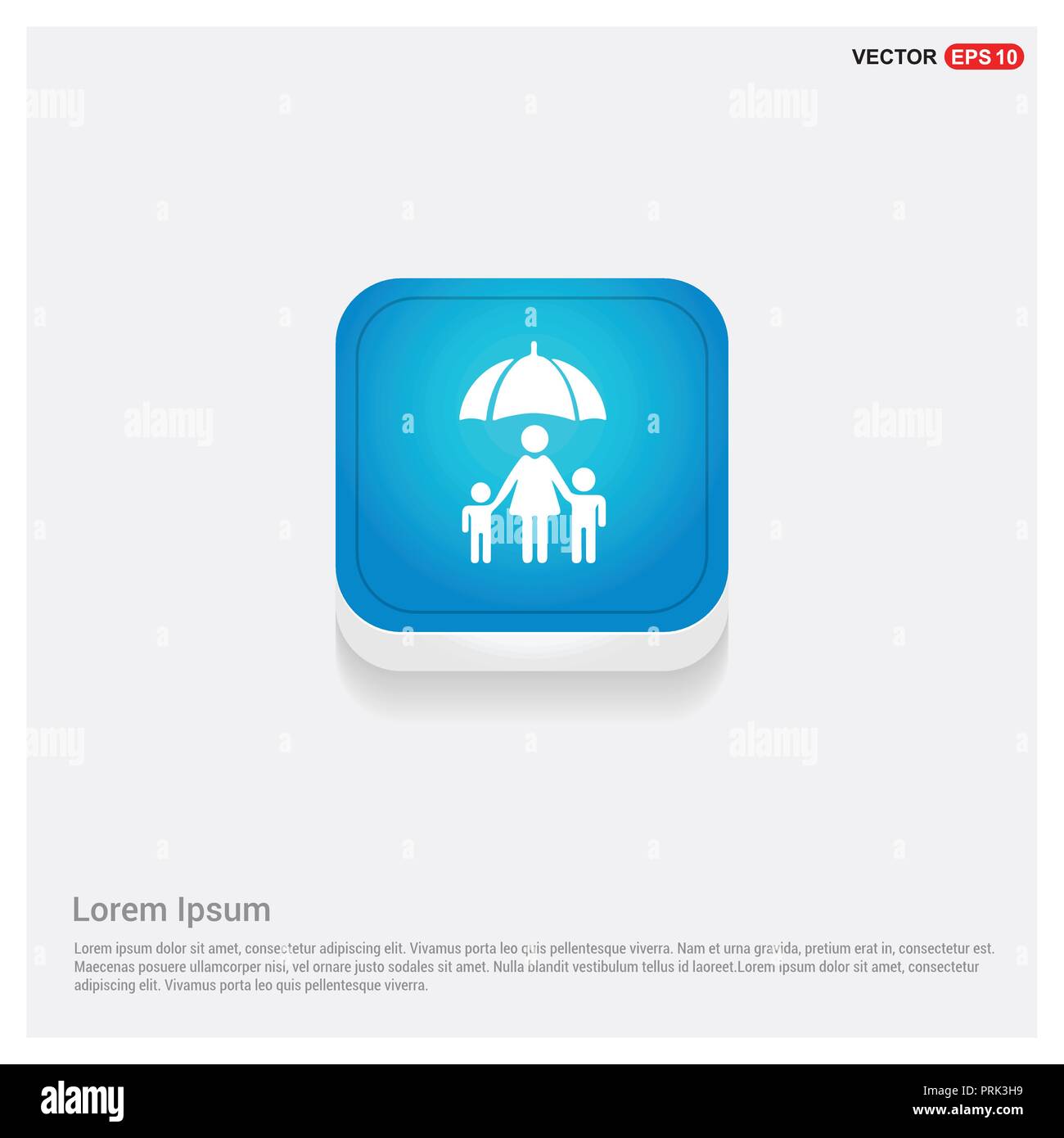 Family social insurance icon Stock Vector Image & Art - Alamy