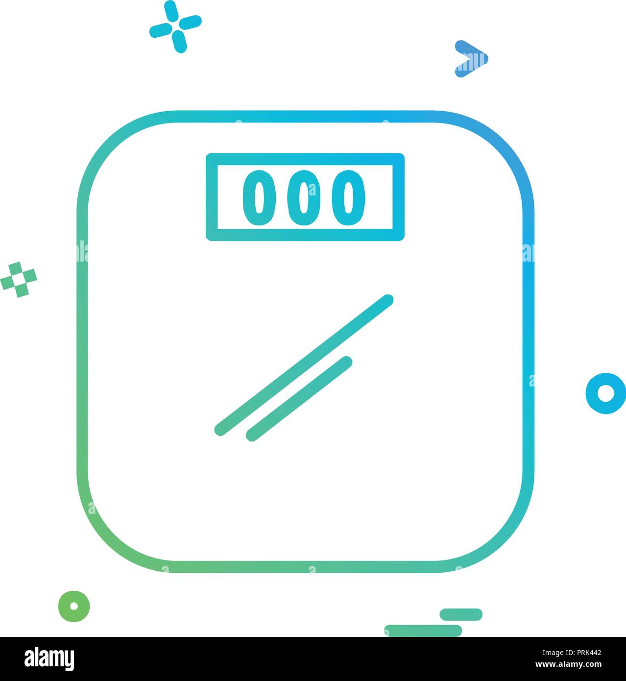 Weight Machine icon design vector Stock Vector Image & Art - Alamy