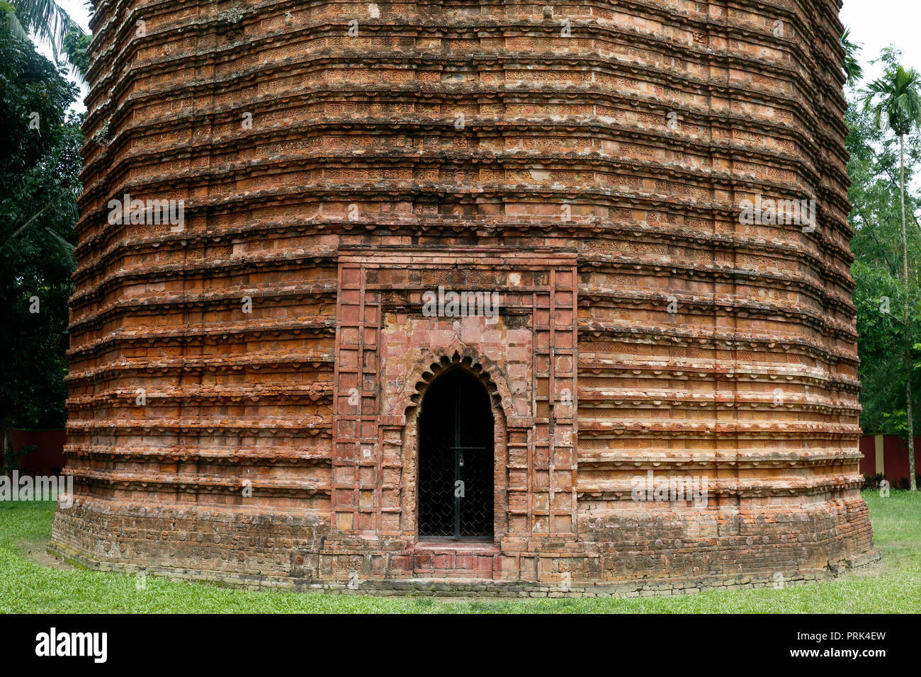 Terracotta plaque on the Mathurapur Deul, a unique and historic ...