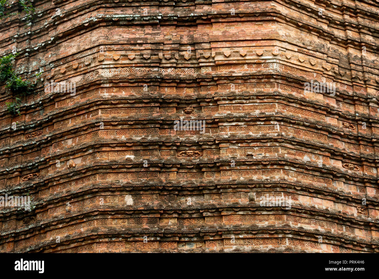 Terracotta plaque on the Mathurapur Deul, a unique and historic ...