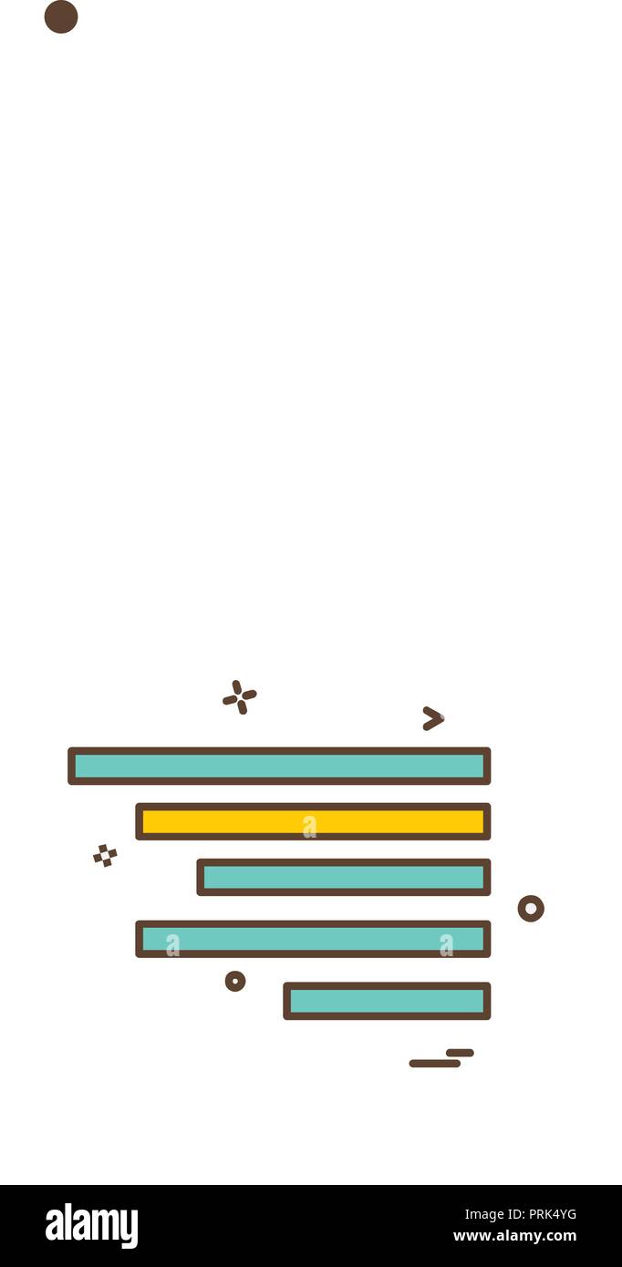 Text alignment icon design vector Stock Vector Image & Art - Alamy