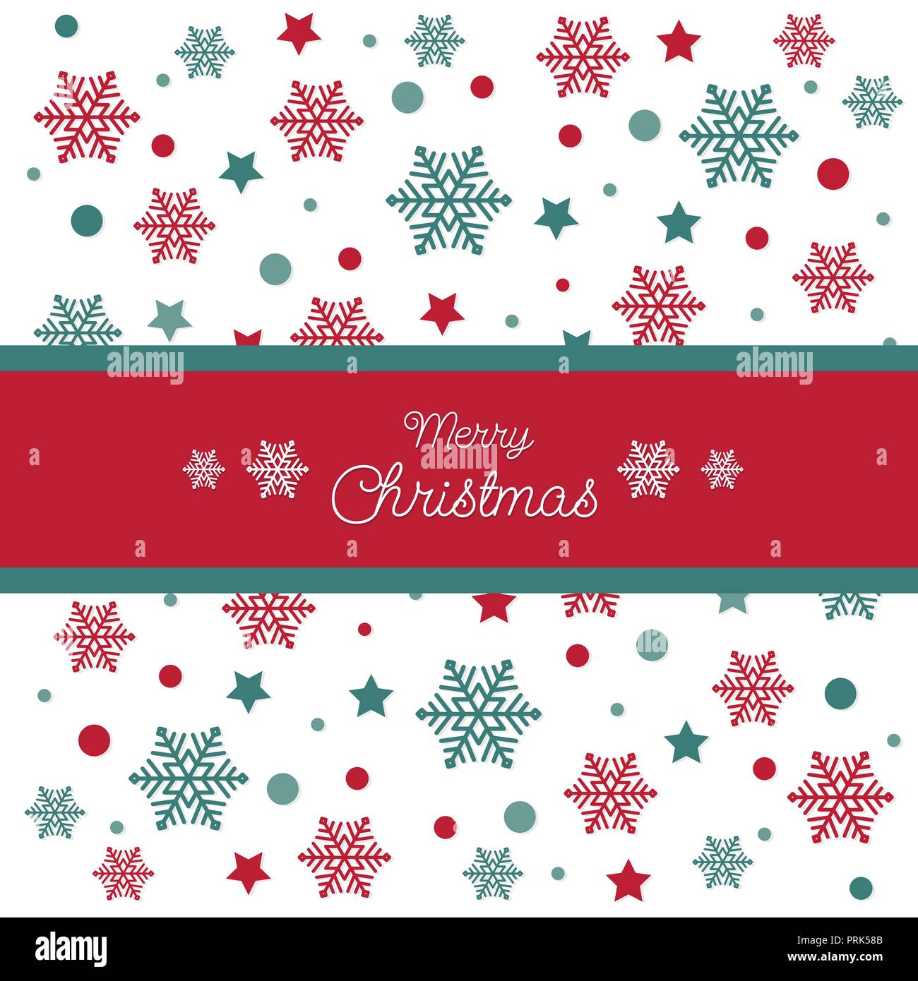 Merry Christmas banner design vector illustration Stock Vector Image ...