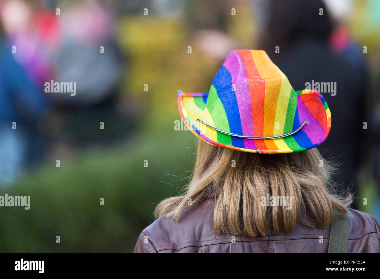 Coloured hat hi-res stock photography and images - Alamy