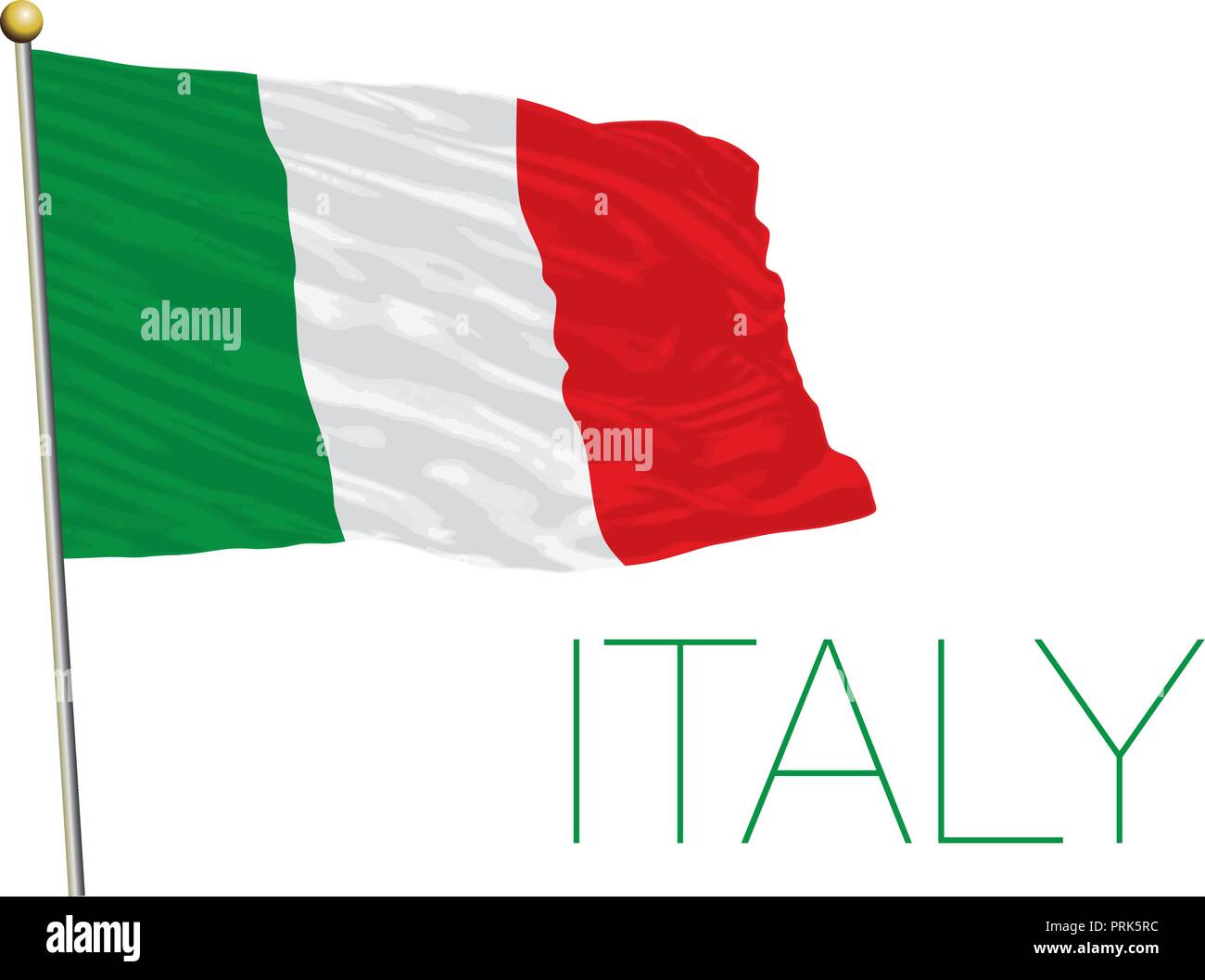 Italy official flag, vector illustration Stock Vector Image & Art - Alamy