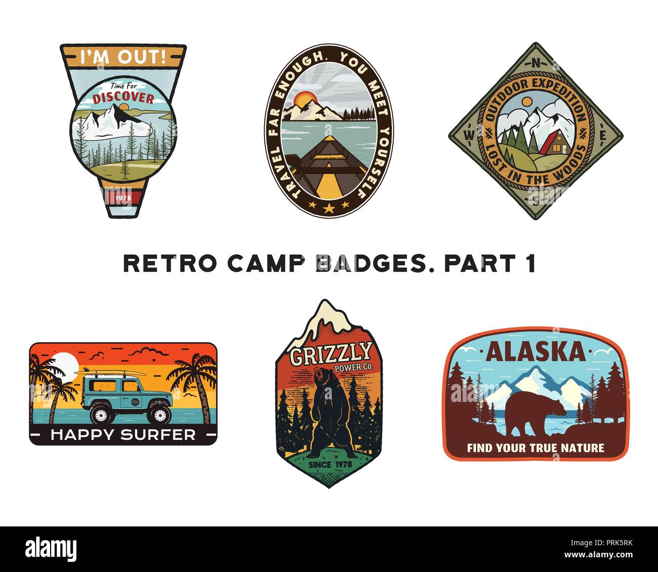 Hike to the beach Cut Out Stock Images & Pictures - Alamy