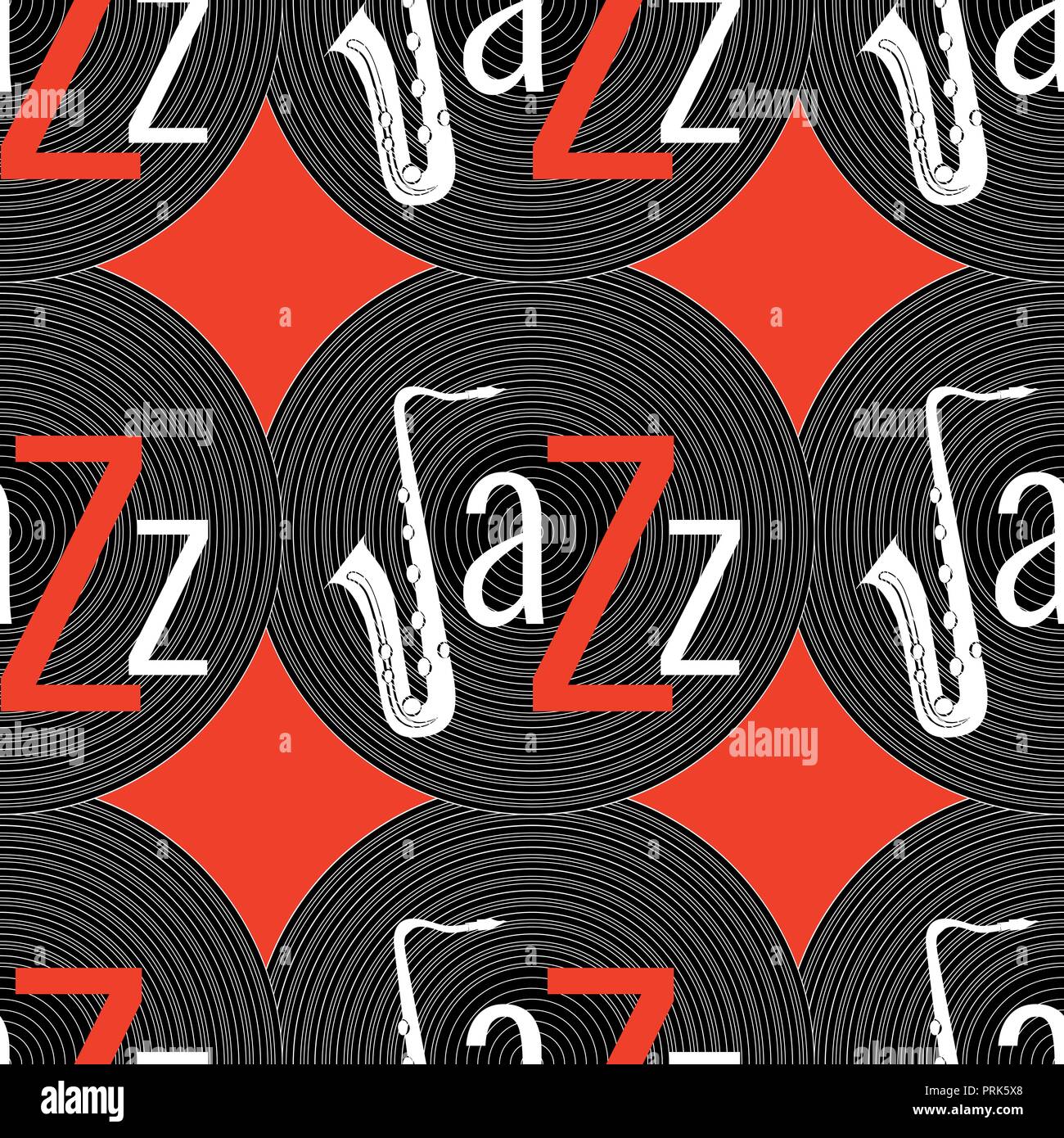 Jazz concept. Vinyl record and the word Jazz. Letter J - saxophone ...