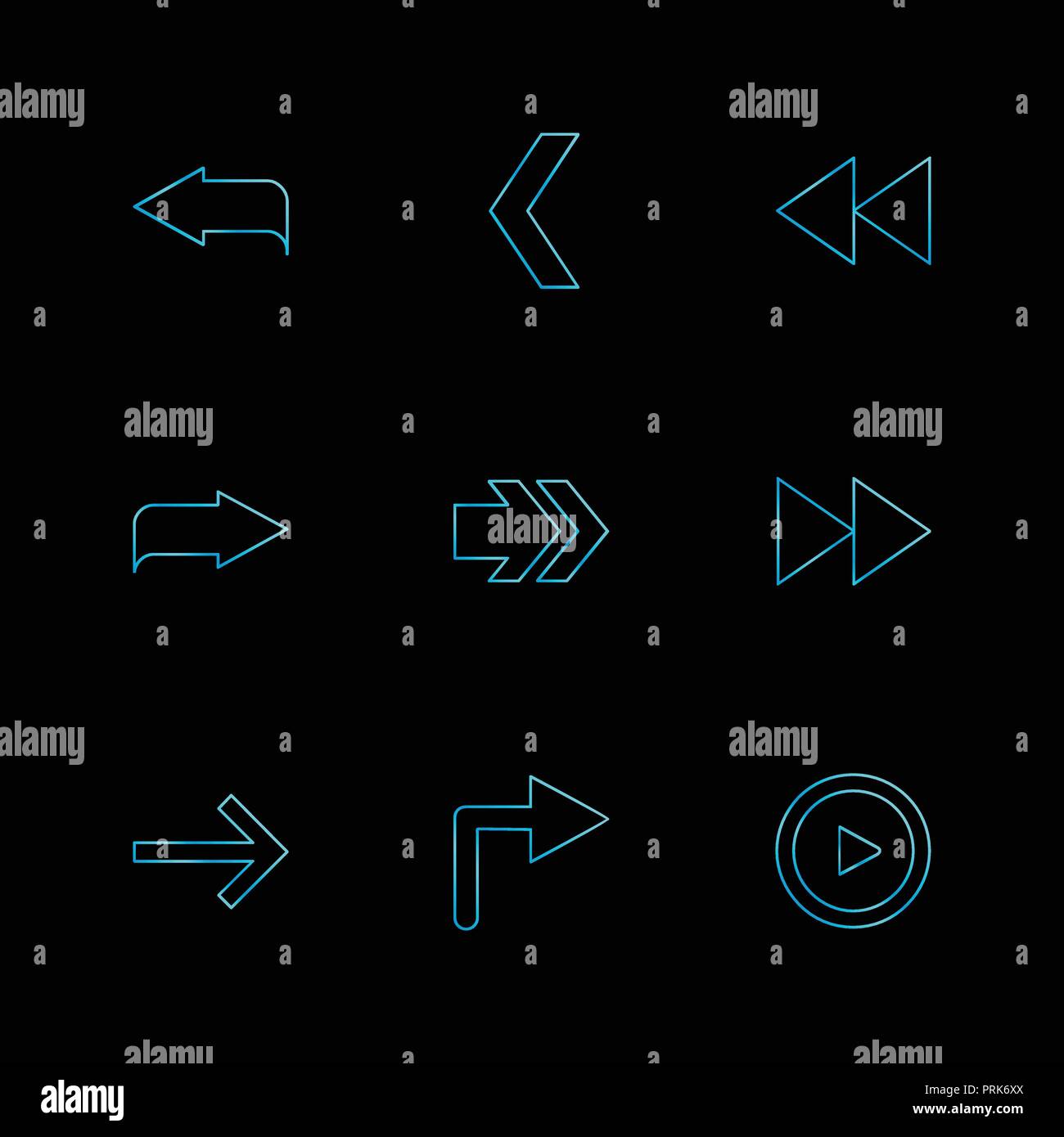 arrows , directions , pointer , arrow , left , right , up , down , mouse , play , rewind ...