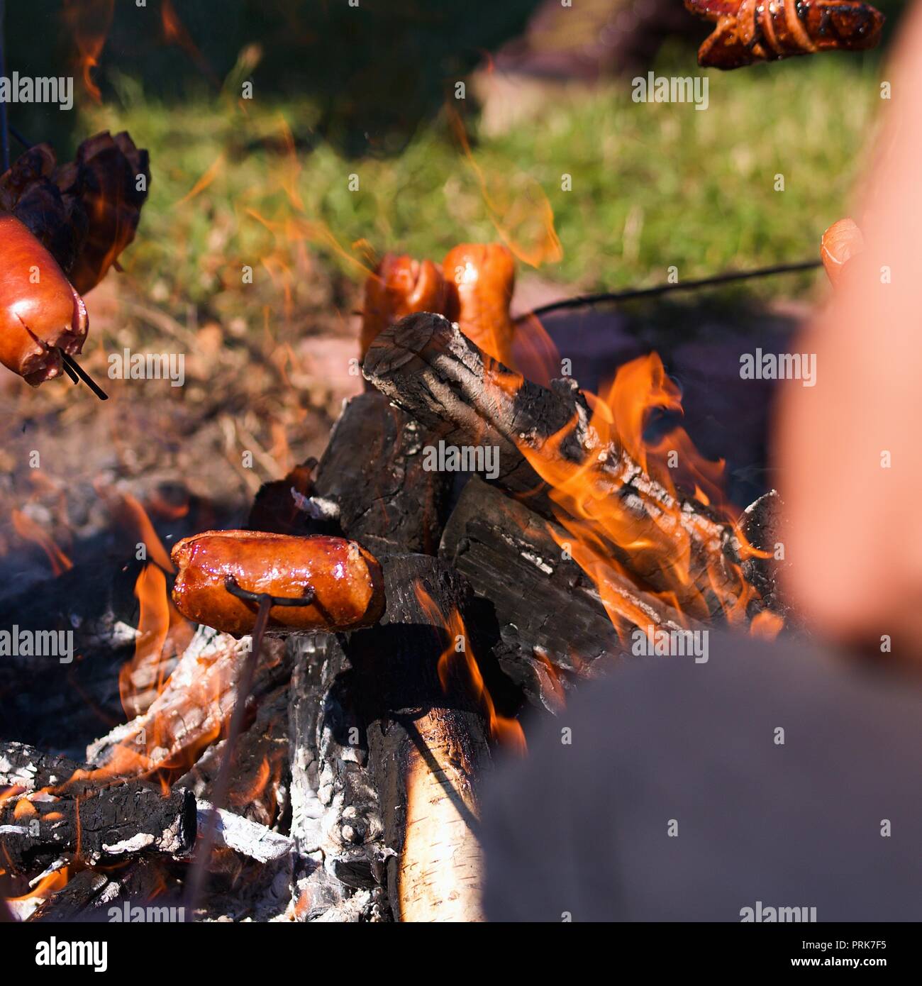 Campfire spit hi-res stock photography and images - Alamy