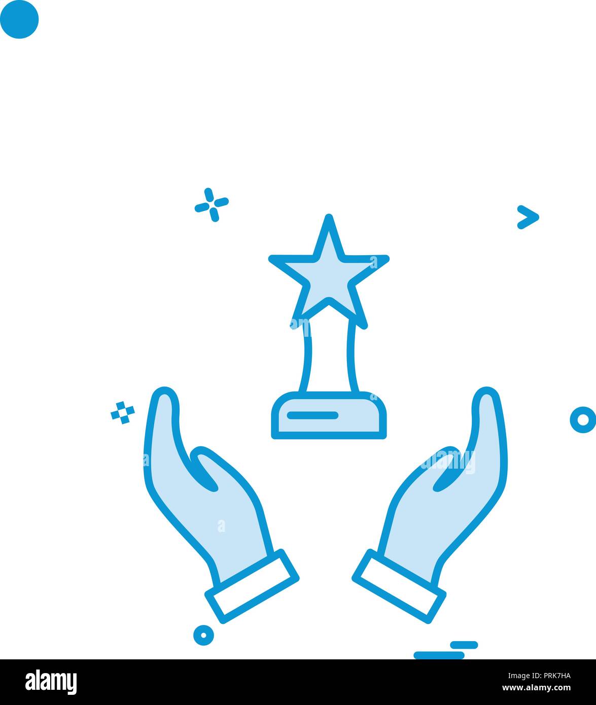 hand trophy reward icon vector design Stock Vector Image & Art - Alamy