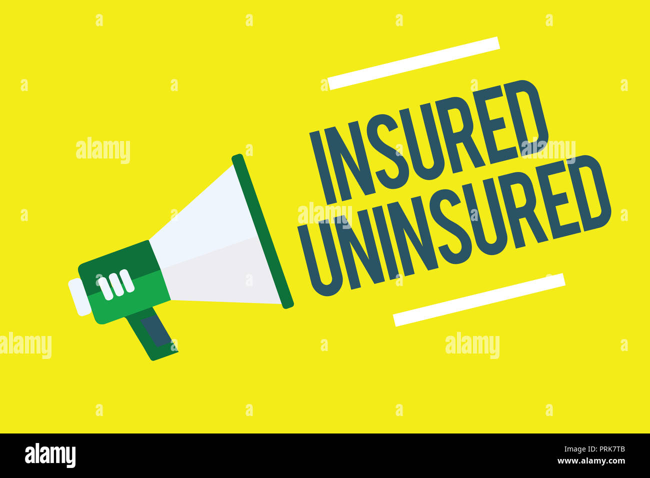 Writing note showing Insured Uninsured. Business photo showcasing ...