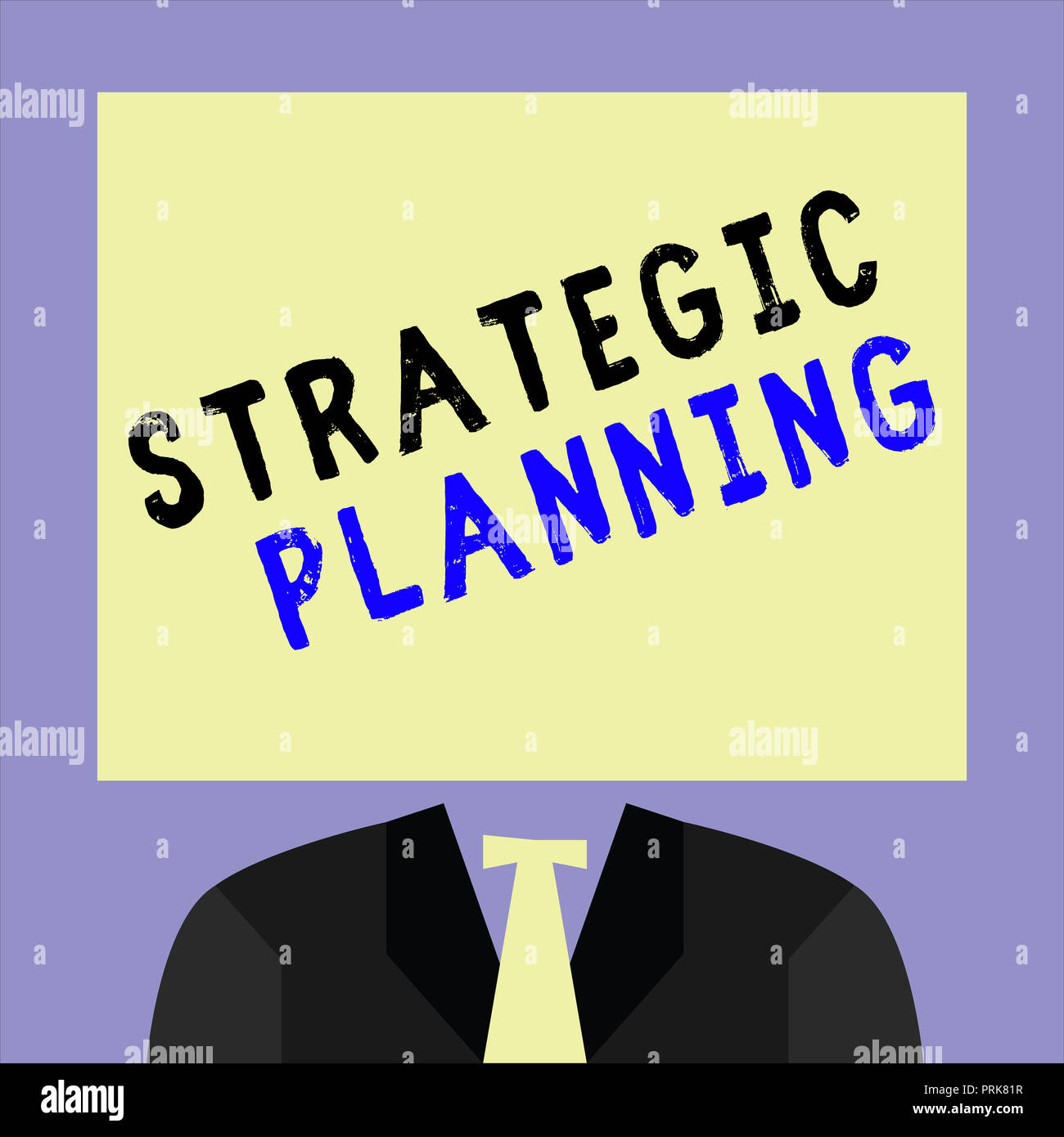 Handwriting text writing Strategic Planning. Concept meaning ...