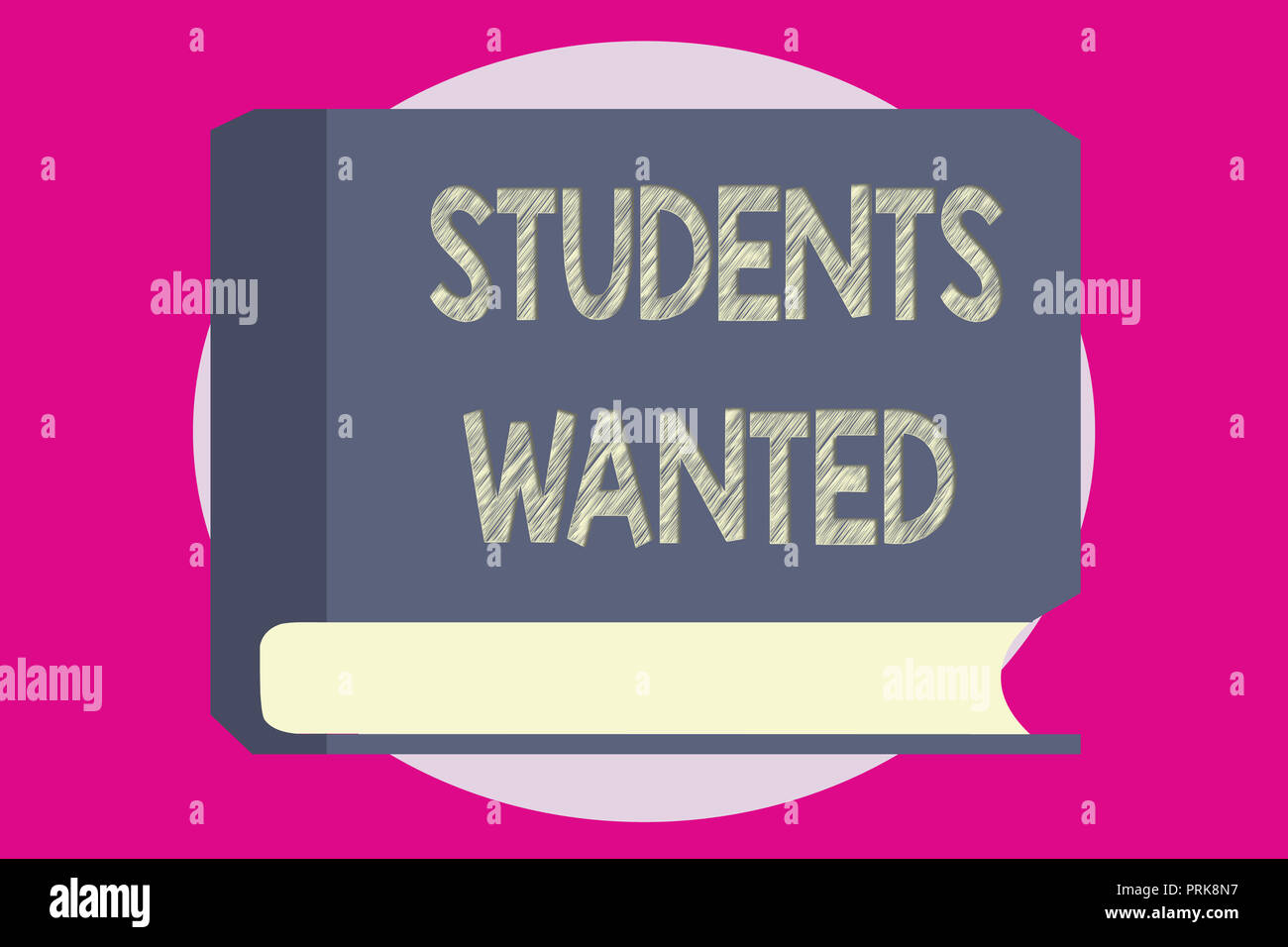 Writing note showing Students Wanted. Business photo showcasing list of ...