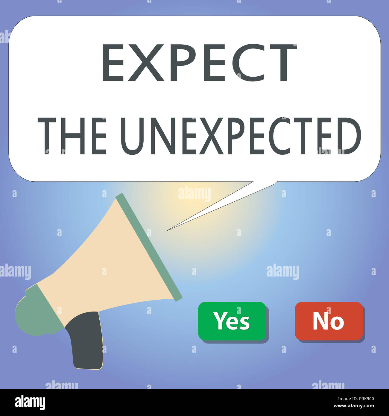 Handwriting text writing Expect The Unexpected. Concept meaning ...