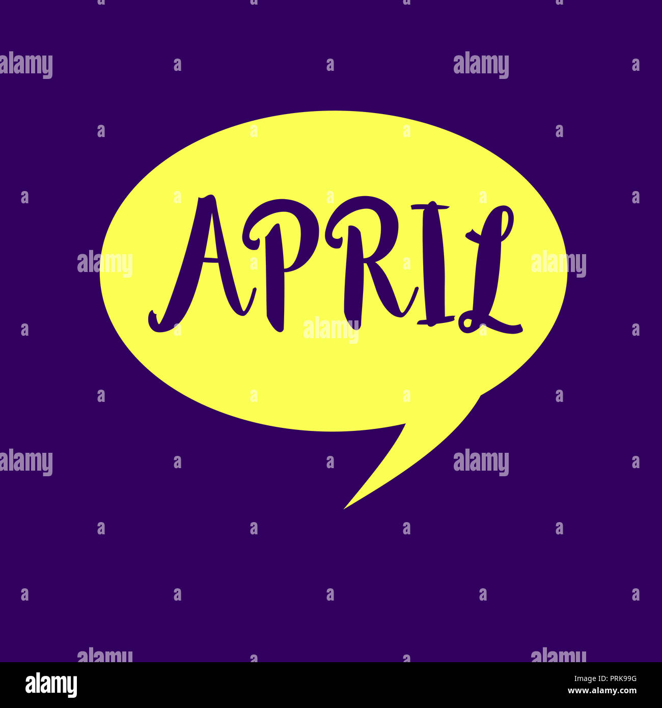Writing note showing April. Business photo showcasing Opening buds of ...