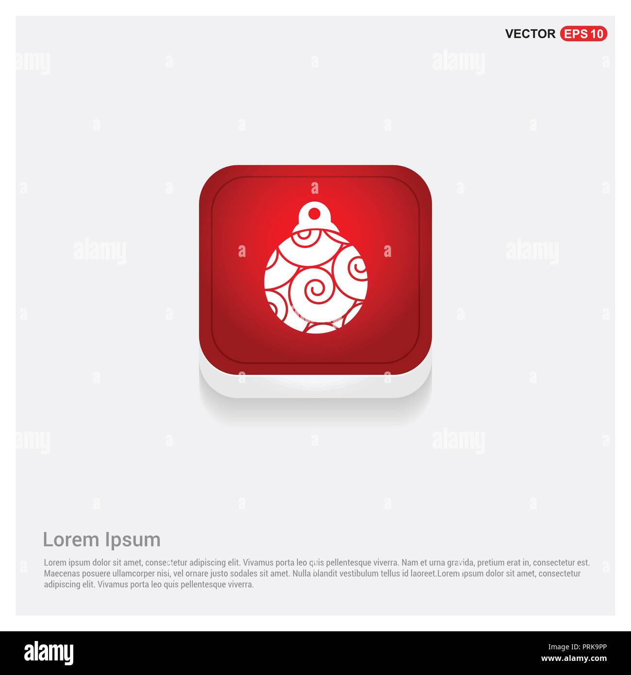 Christmas Ball Icon Stock Vector Image & Art - Alamy