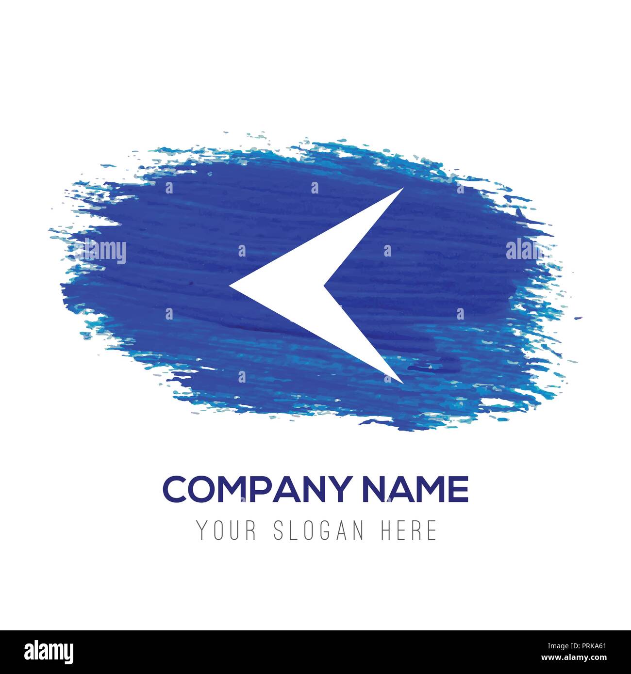 Back Icon - Blue watercolor background Stock Vector Image & Art - Alamy