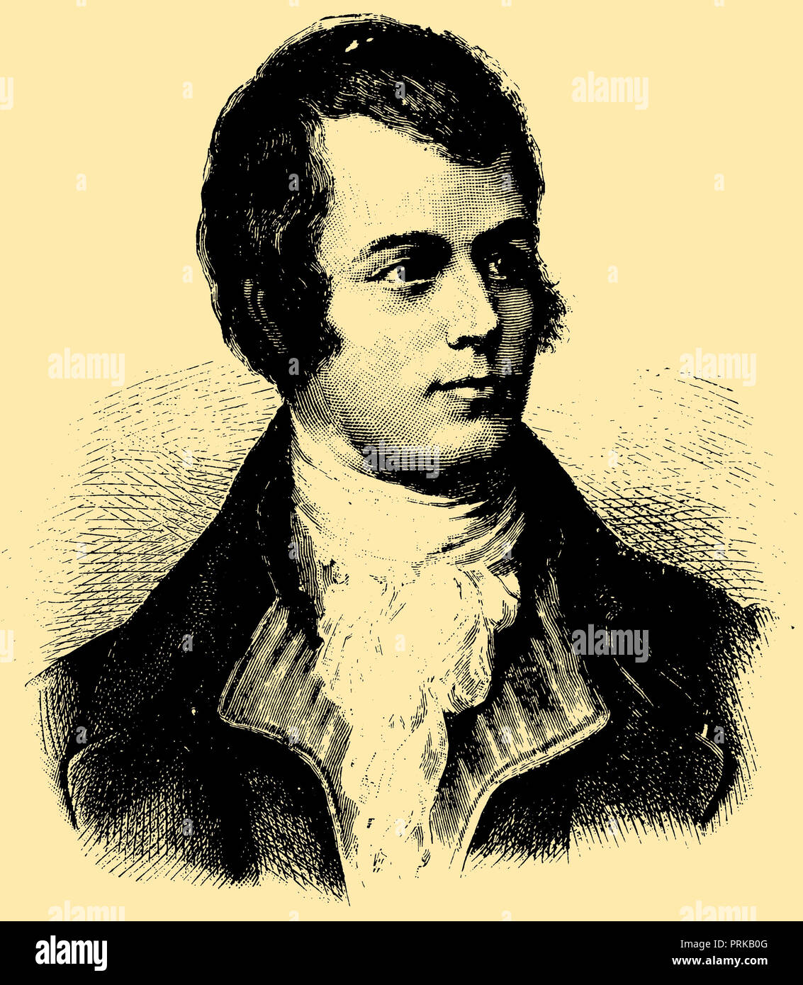 Robert burns drawing hi-res stock photography and images - Alamy