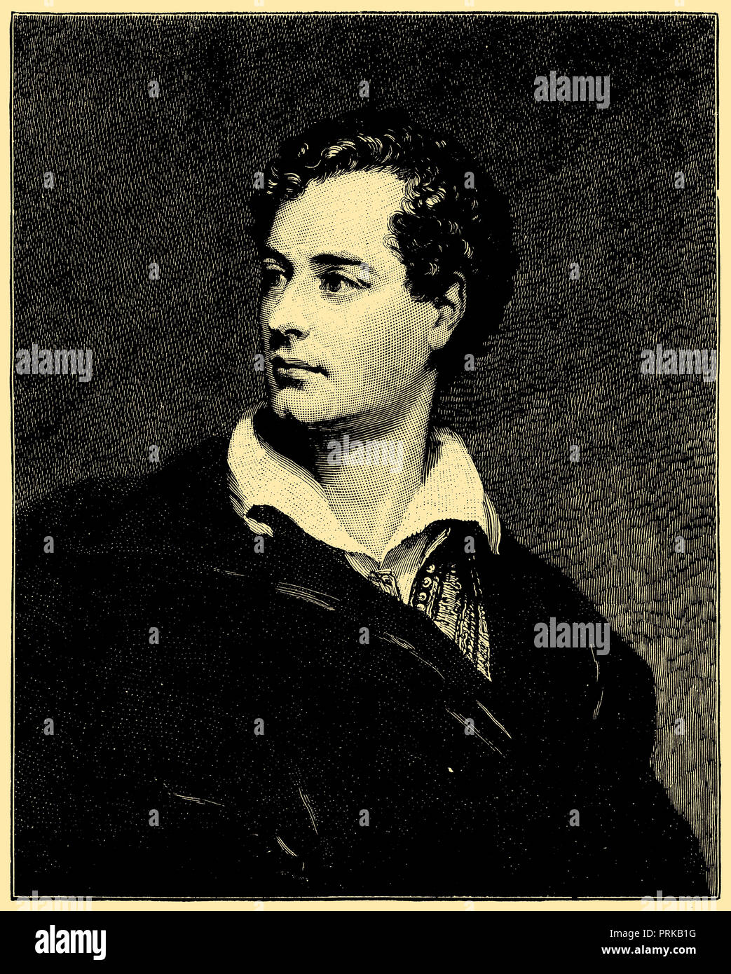 Lord byron portrait painting hi-res stock photography and images - Alamy