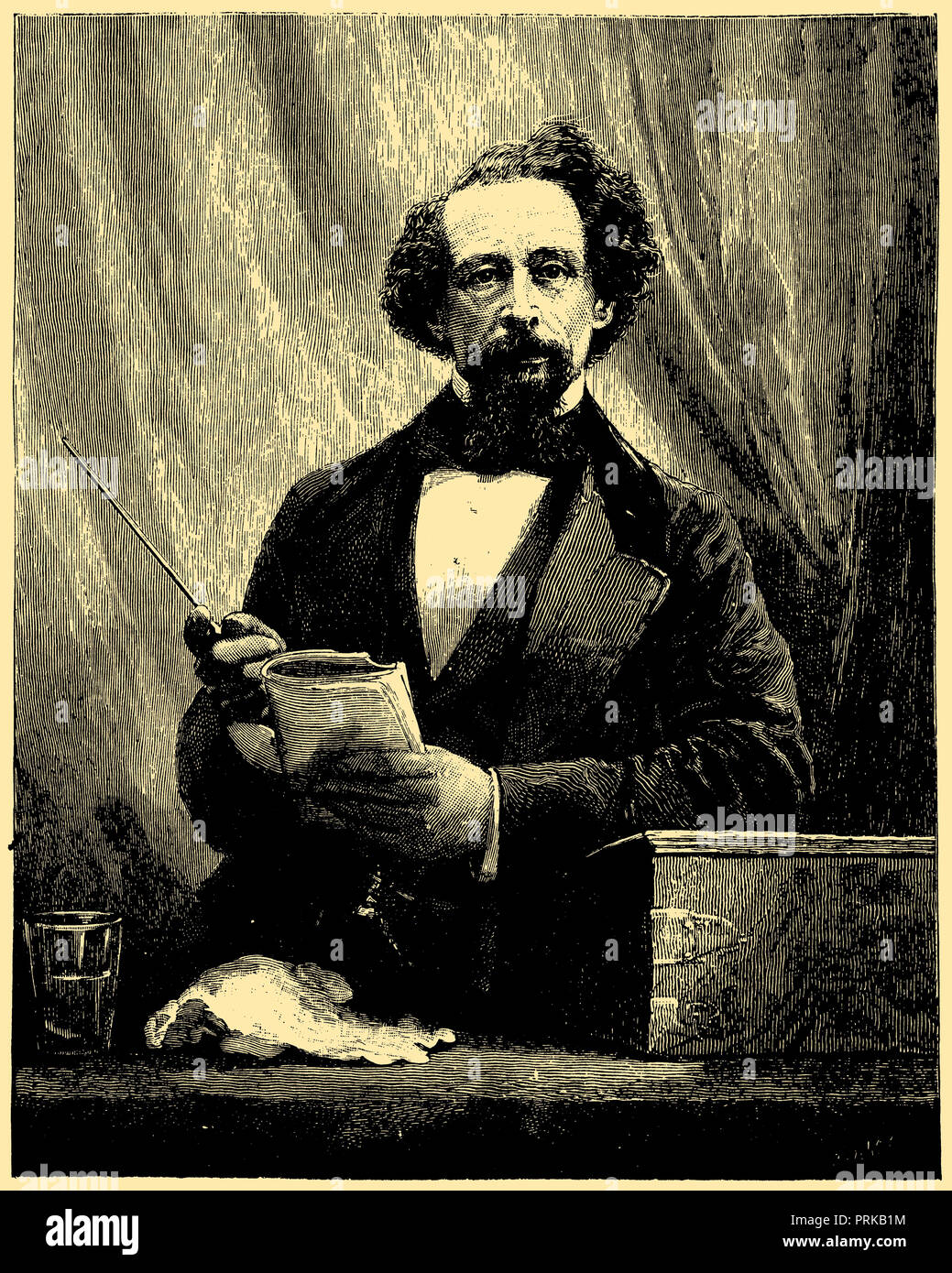Charles Dickens, 1895 Stock Photo - Alamy