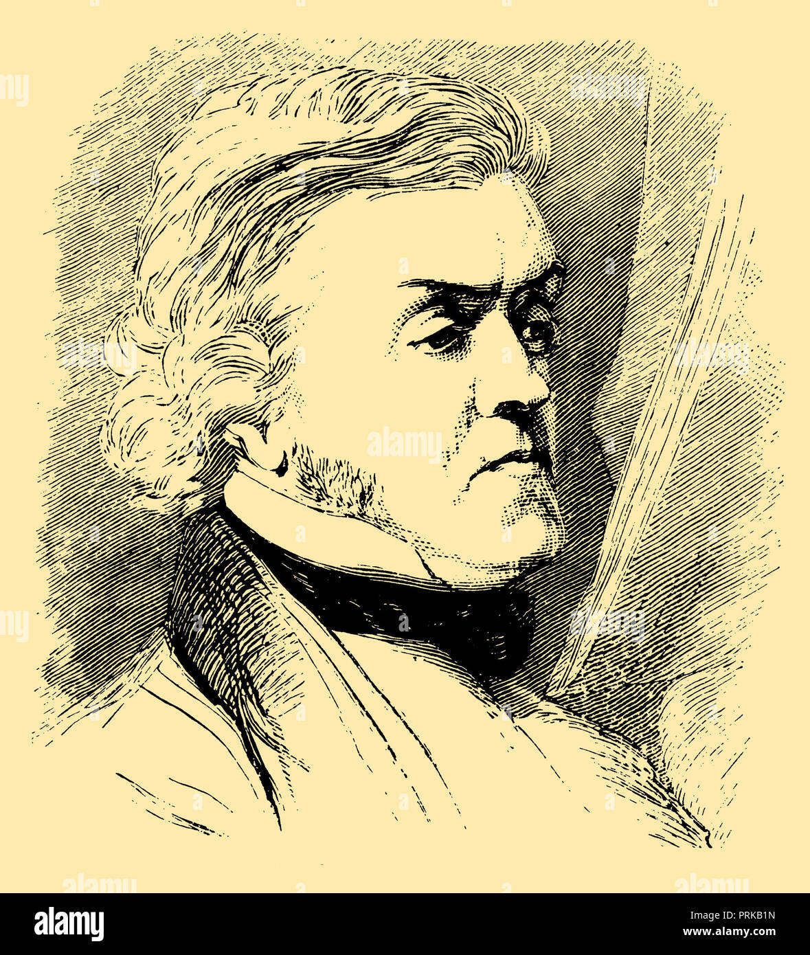 W. M. Thackeray, 1895 Stock Photo - Alamy