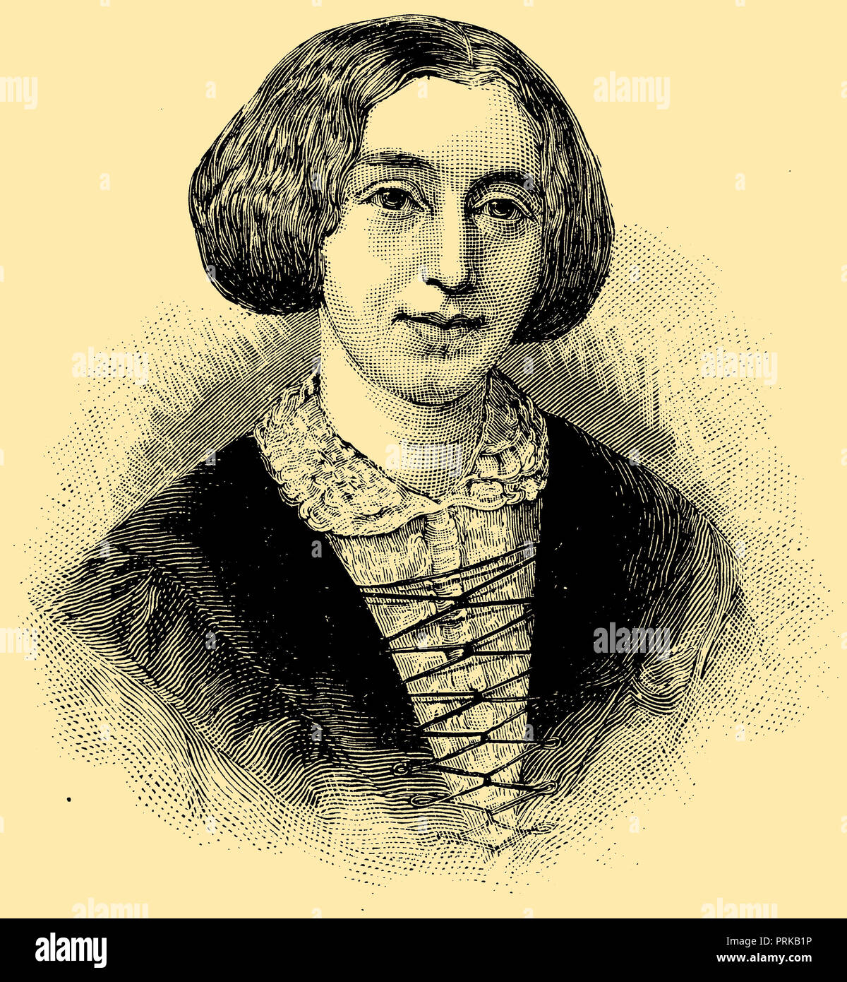 Mary Ann Evans (George Eliot), 1895 Stock Photo - Alamy Mary Ann Evans (George Eliot), 1895 Stock Photo - Alamy