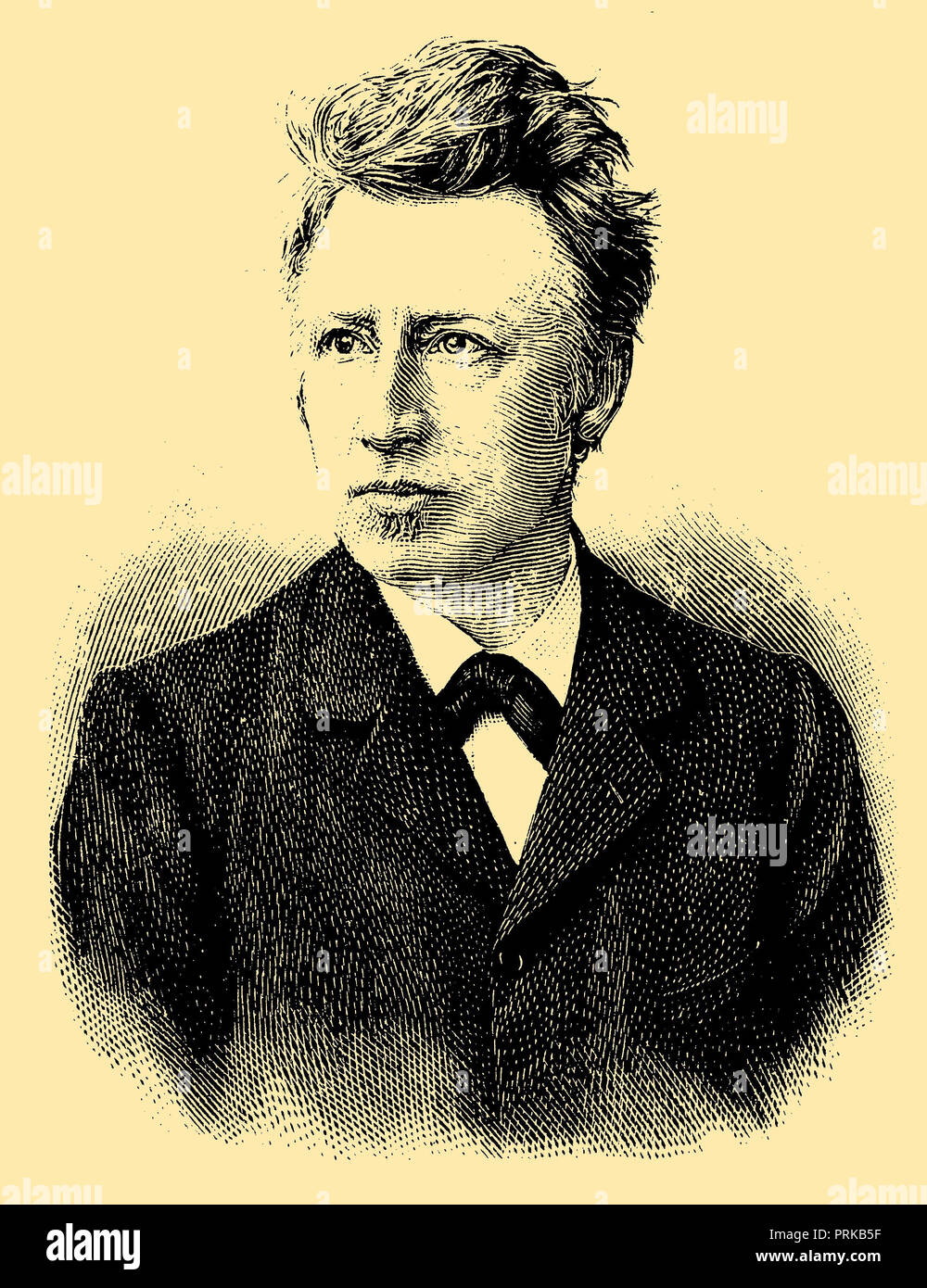 van 't Hoff, Jacobus Henricus (1852-1911), Dutch chemist Stock Photo ...