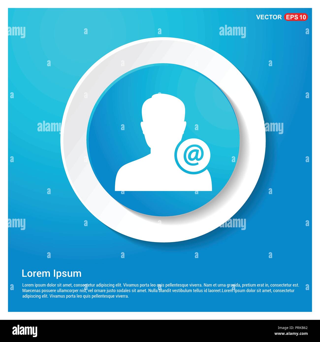 E-mail contact avatar icon Stock Vector Image & Art - Alamy