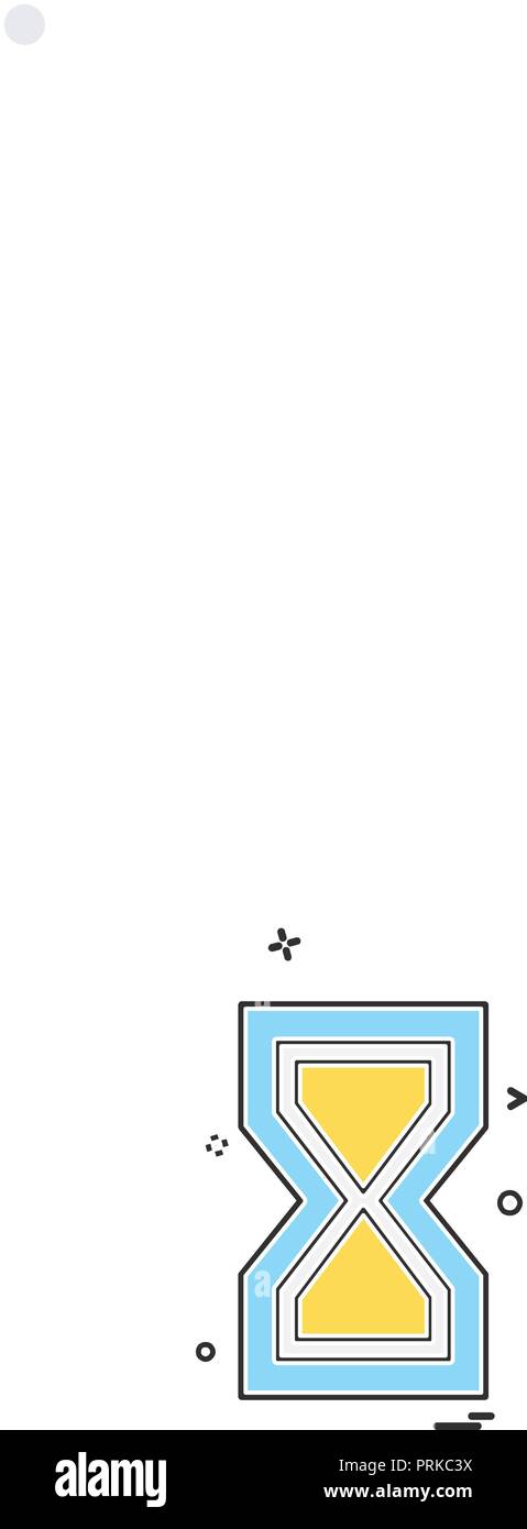 Wait icon design vector Stock Vector Image & Art - Alamy