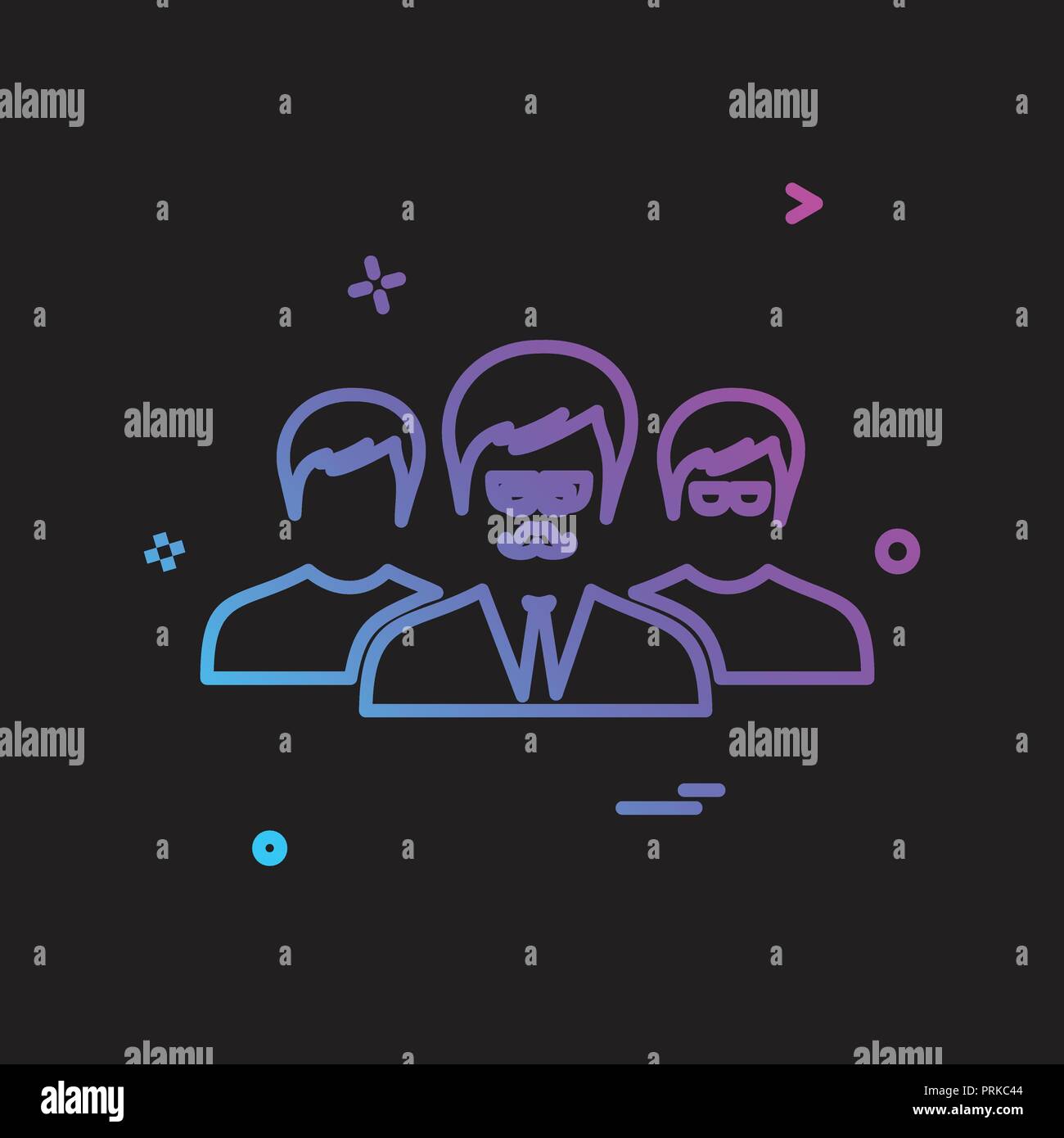 Group avatar icon design vector Stock Vector Image & Art - Alamy