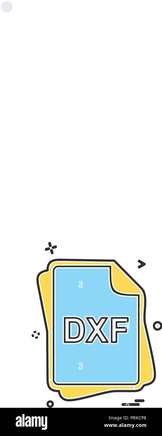 Dxf file format icon hi-res stock photography and images - Alamy