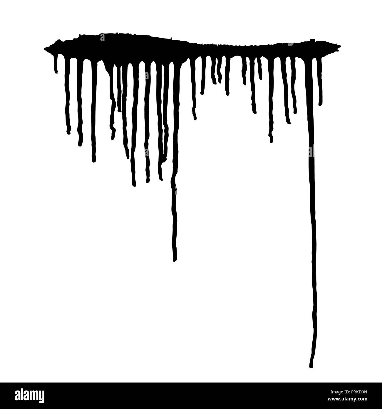 Paint Dripping Vector