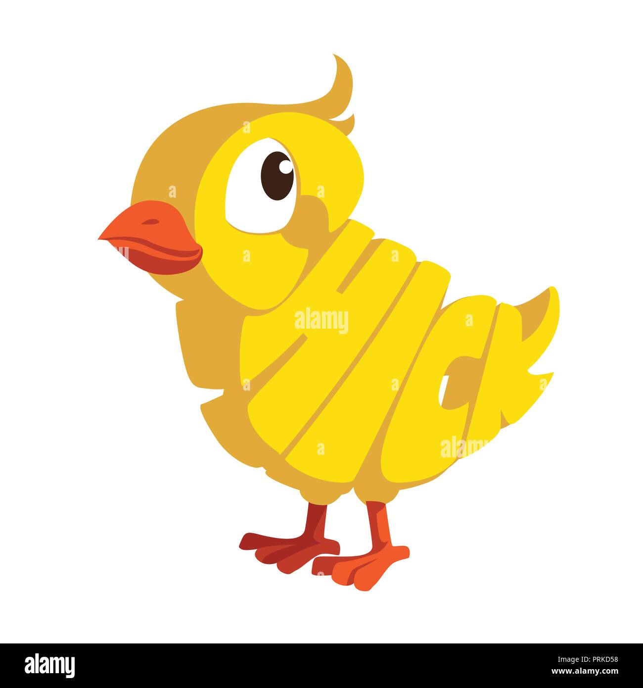 A vector illustration of Chicken Cartoon Animal Stock Vector Image ...