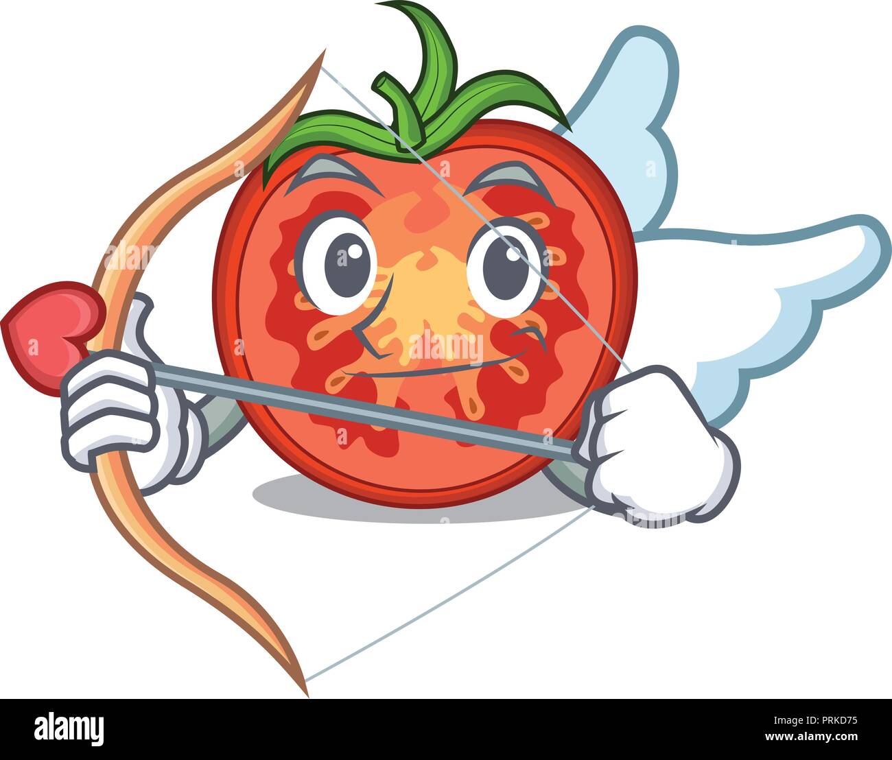 Cupid character tomato slices for food decor Stock Vector Image & Art ...