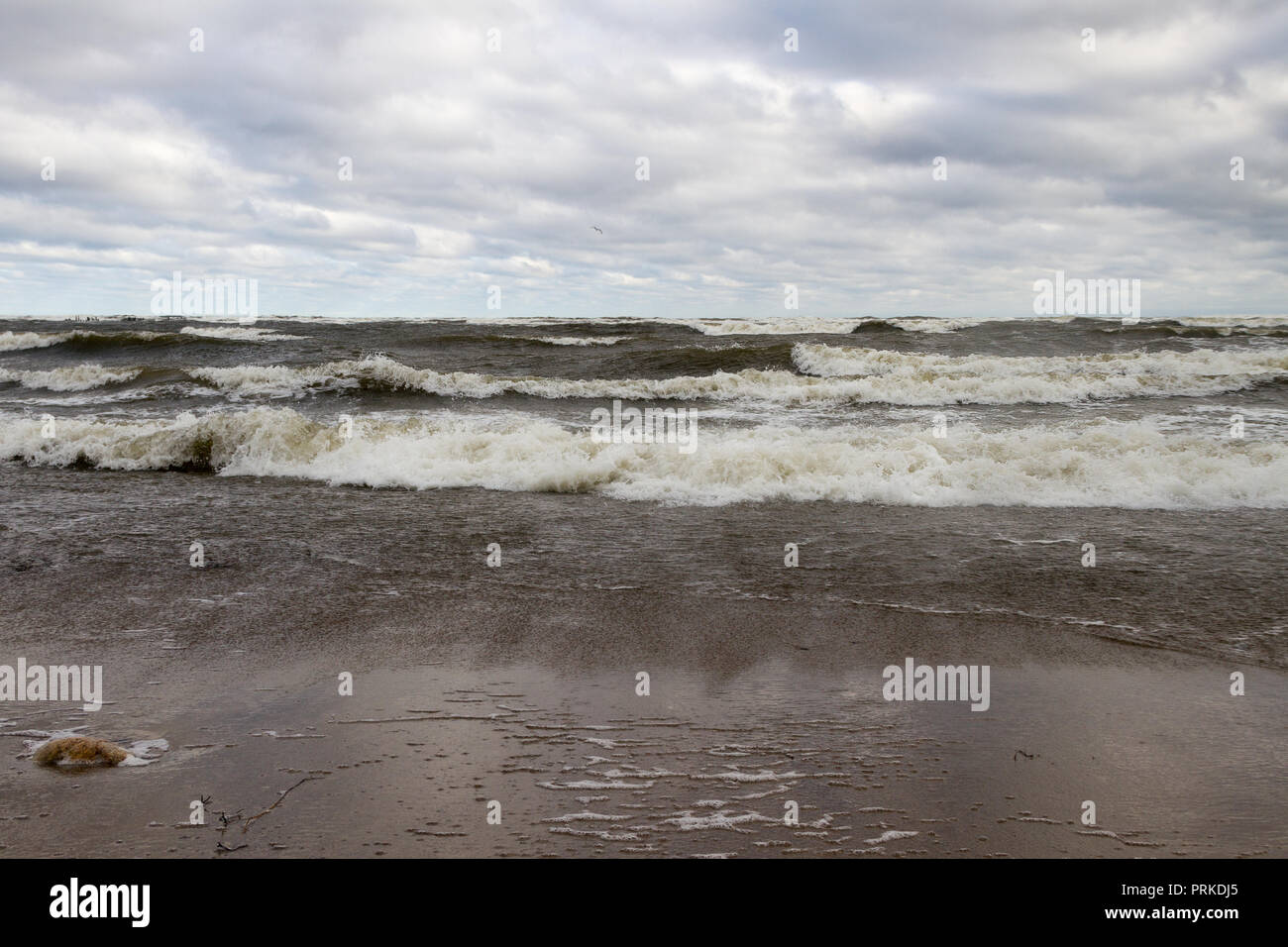 Thunder storm on Baltic sea Stock Photo - Alamy