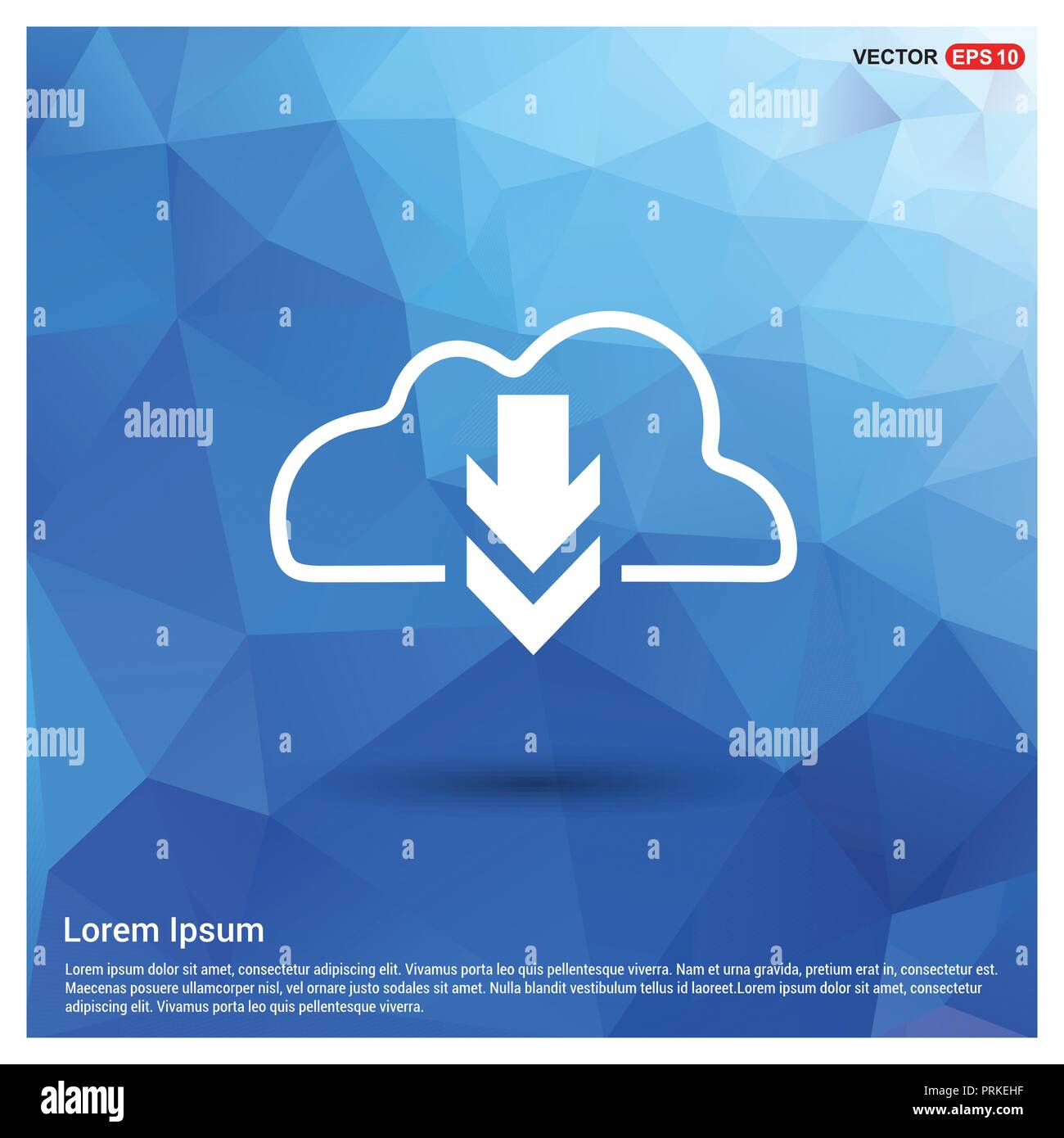 Cloud Download Icon Stock Vector Image & Art - Alamy