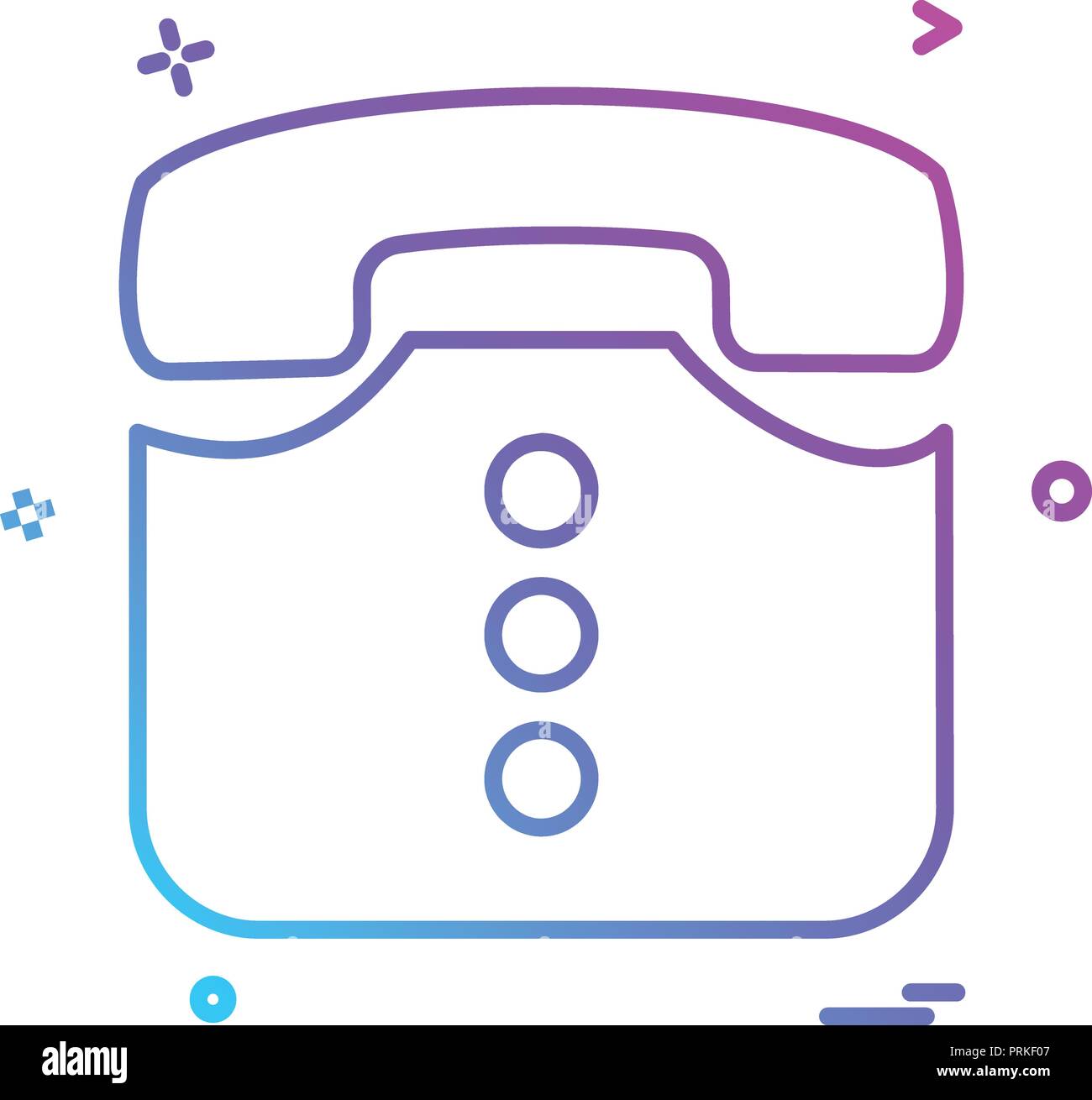 Phone icon design vector Stock Vector Image & Art - Alamy