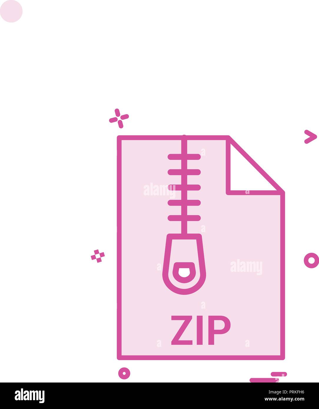 Zip File File Extension File Format Icon Vector Design Stock Vector 1682