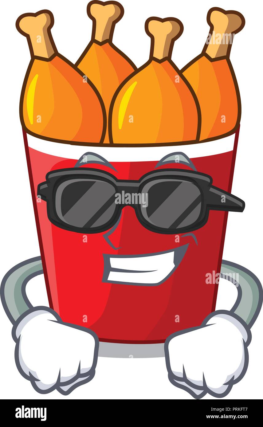 Cartoon Bucket Of Chicken