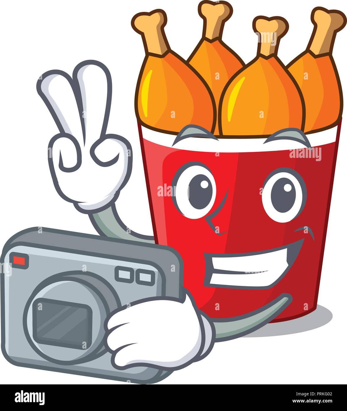 Funny cartoon chicken drumstick happy hi-res stock photography and ...