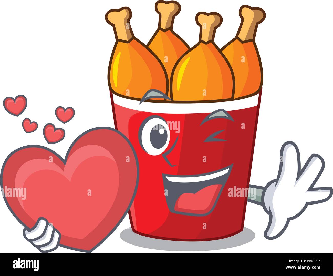 Funny cartoon chicken drumstick happy hi-res stock photography and ...